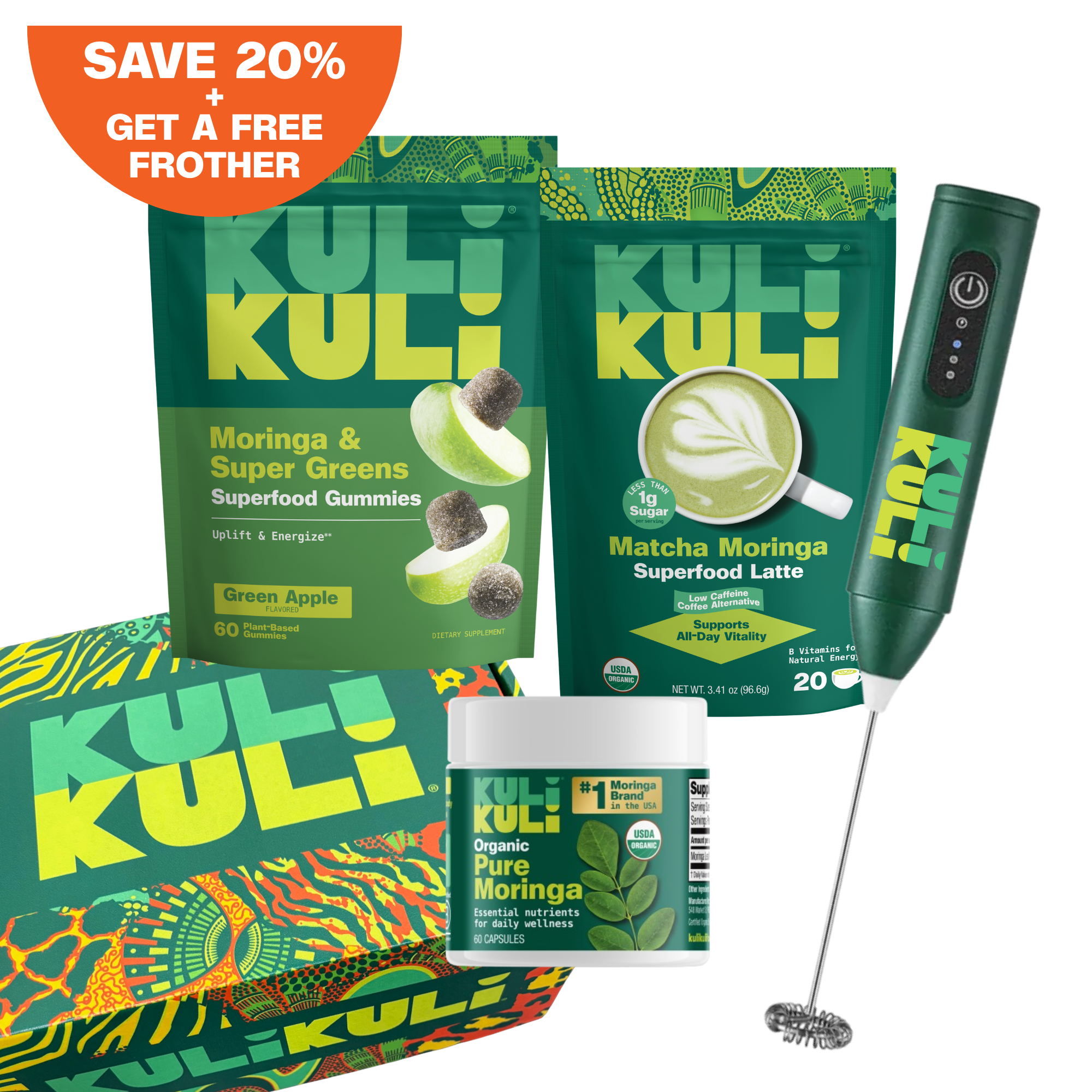 Daily Dose of Moringa Box – Kuli Kuli Foods