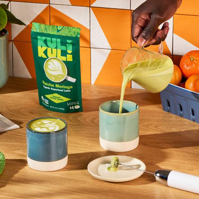 Matcha Moringa Superfood Latte – Kuli Kuli Foods