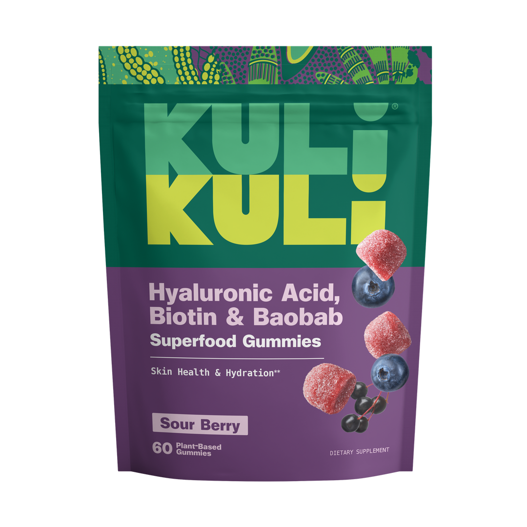 Hyaluronic Acid, Biotin & Baobab Superfood Gummies – Kuli Kuli Foods