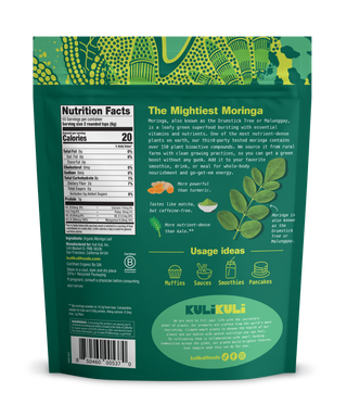 Organic Pure Moringa Powder - 10.6oz Pack – Kuli Kuli Foods