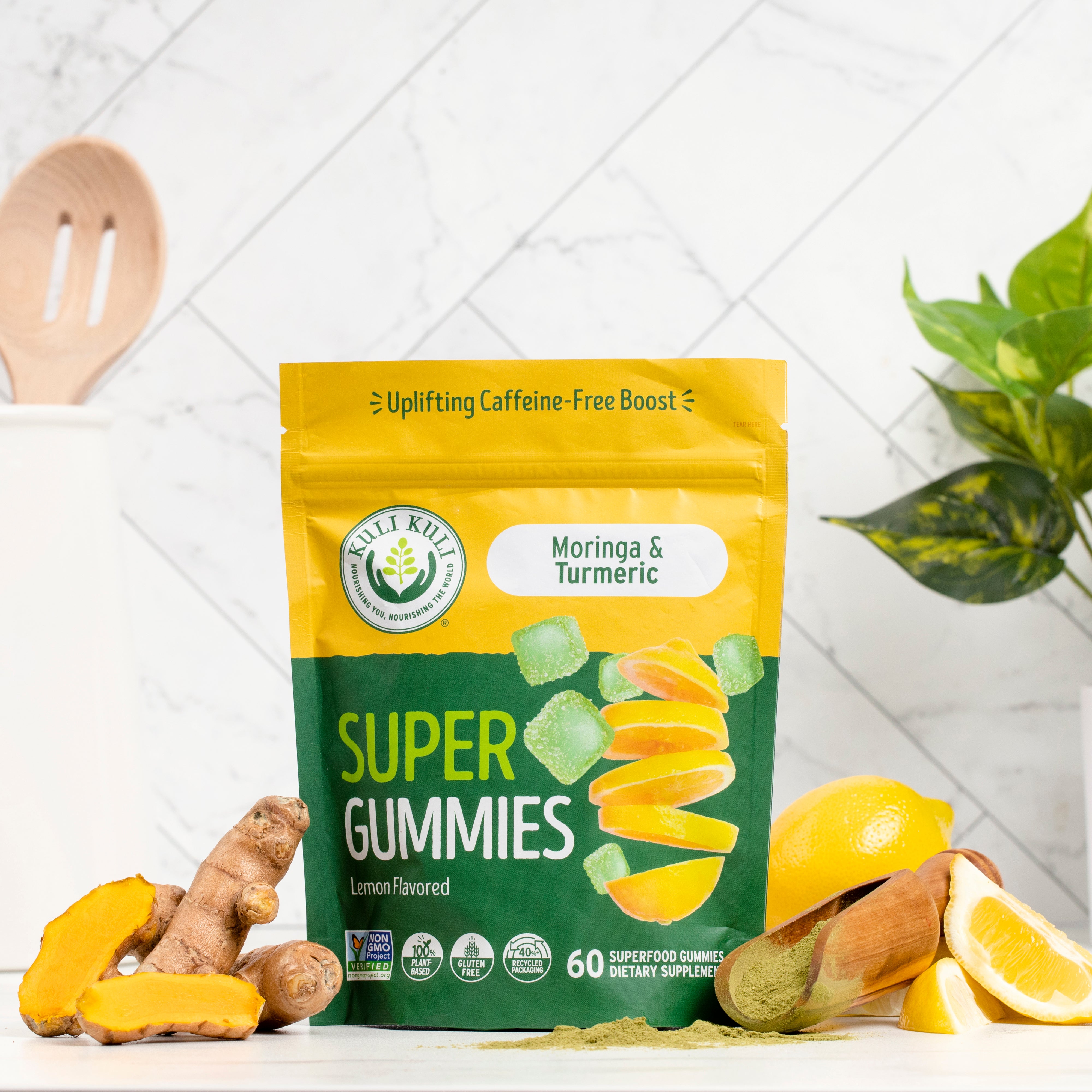 Moringa & Turmeric SuperGummies - Lemon Flavor – Kuli Kuli Foods